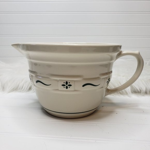 Longaberger | Kitchen | Longaberger Pottery Woven Tradition Green ...